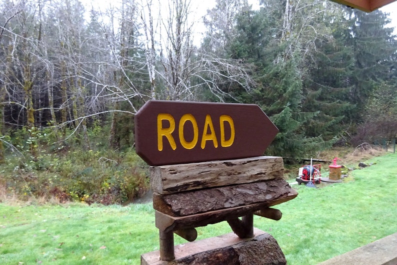 ROAD DIRECTION Sign Right Arrow National Park Path Trail Road - Etsy