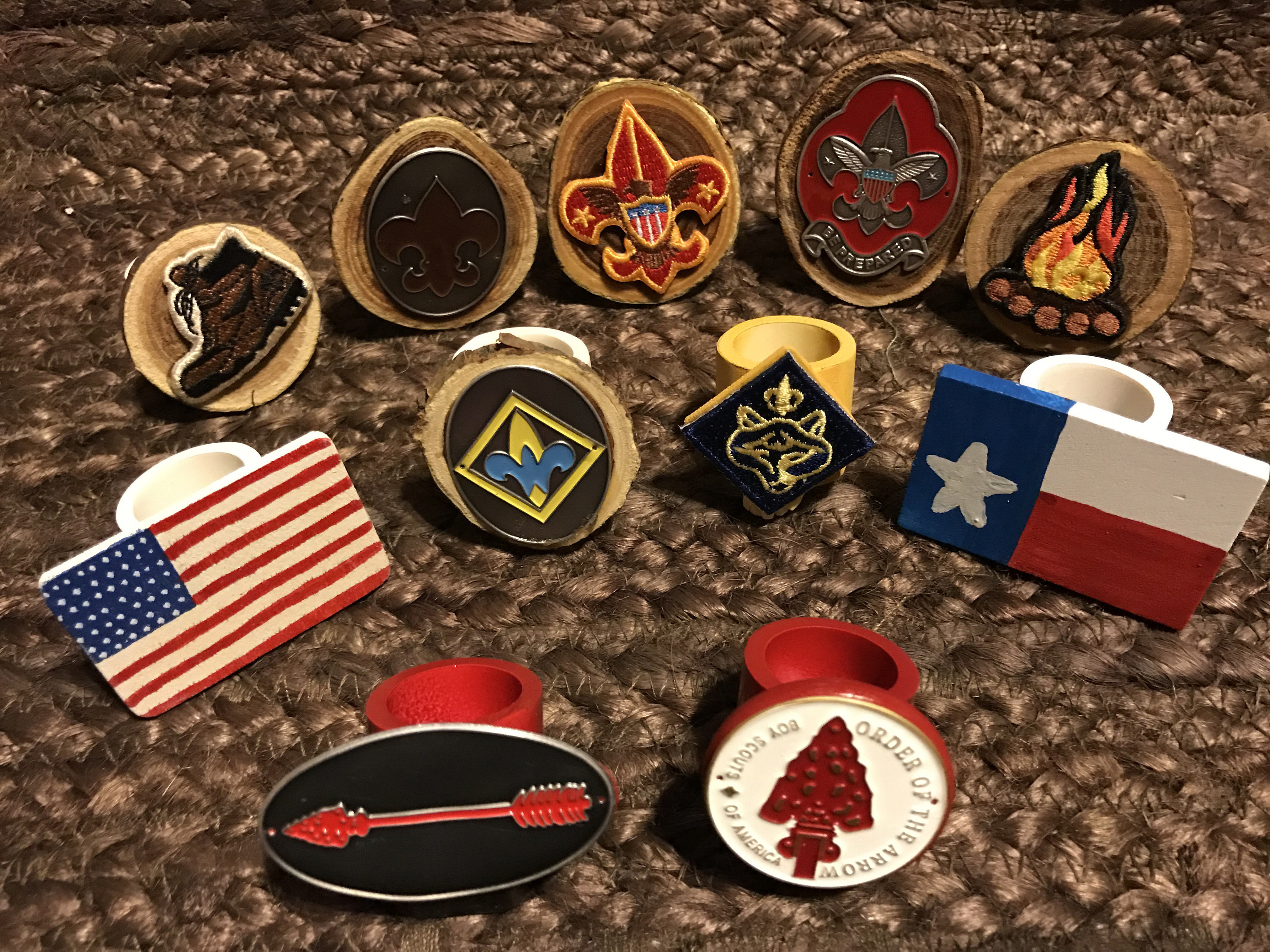 Scout Campfire Slide, Scout Slide - Etsy