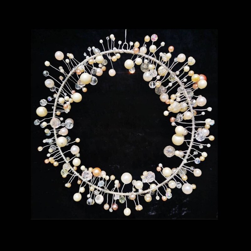 White Crystal Wreaths - Etsy