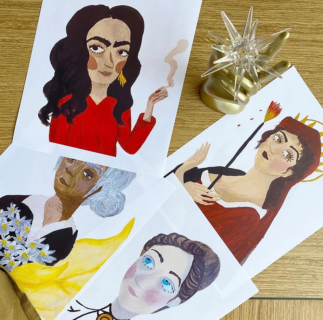 Female Artist Prints by Ashley Nada - Etsy