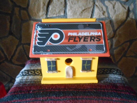 Philadelphia Flyers License Plate Bird House Unique Outdoor | Etsy