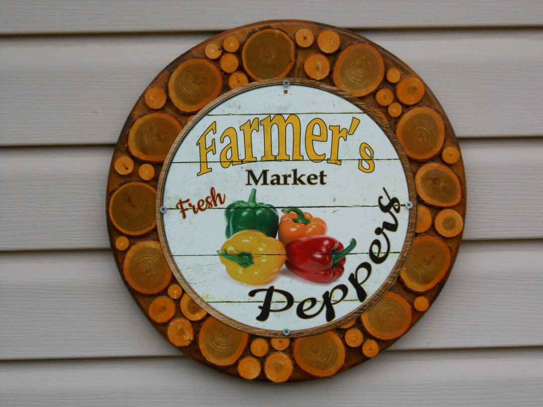 Farmers Market Peppers for Sale Sign... for Flea Market, Garden or Barn ...