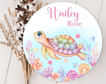Sea Turtle Birth Sign - Etsy