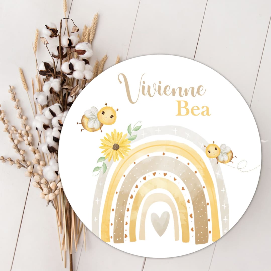Bumble Bee Baby Girl Wood Sign Personalized Baby Girl Sign Custom Baby ...