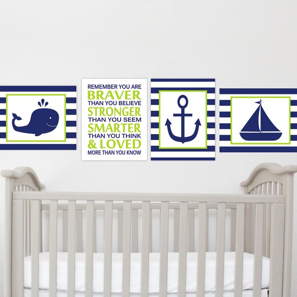 Navy and Lime - Etsy