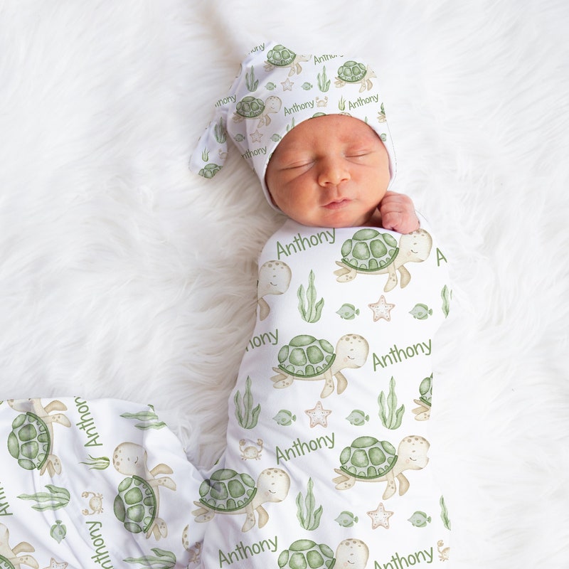 Turtle Baby Blanket - Etsy