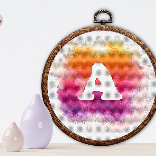 Watercolor Cross Stitch - Etsy