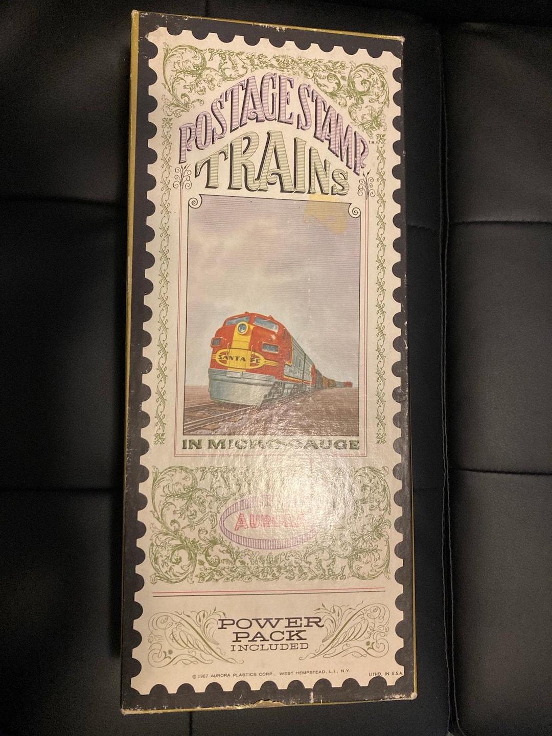 Vintage Aurora Postage Stamp Train Set With Power Pack. No 4703 Cannon ...