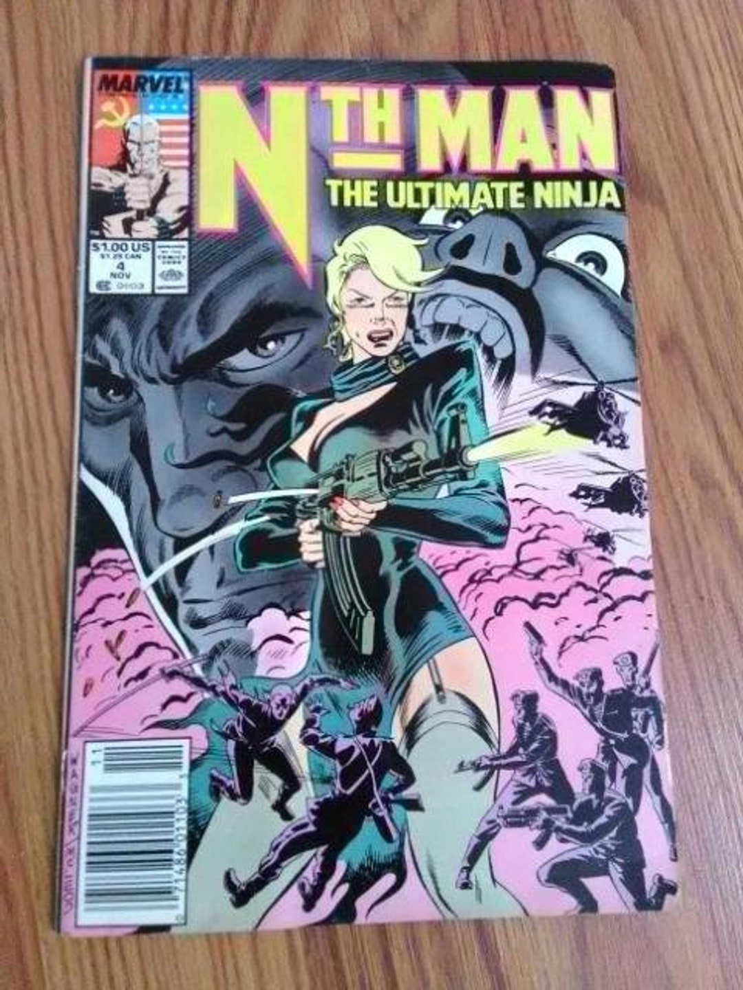 Comic Book Nth Man, the Ultimate Ninja by Marvel Vol 1 No 15, August ...