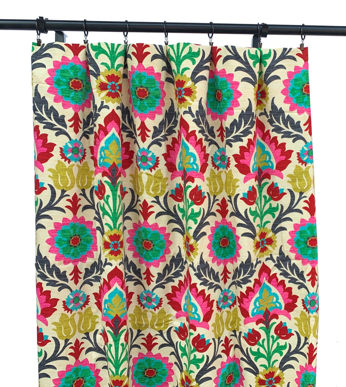 Santa Maria Desert Flower Curtain Panels Floral Curtains - Etsy