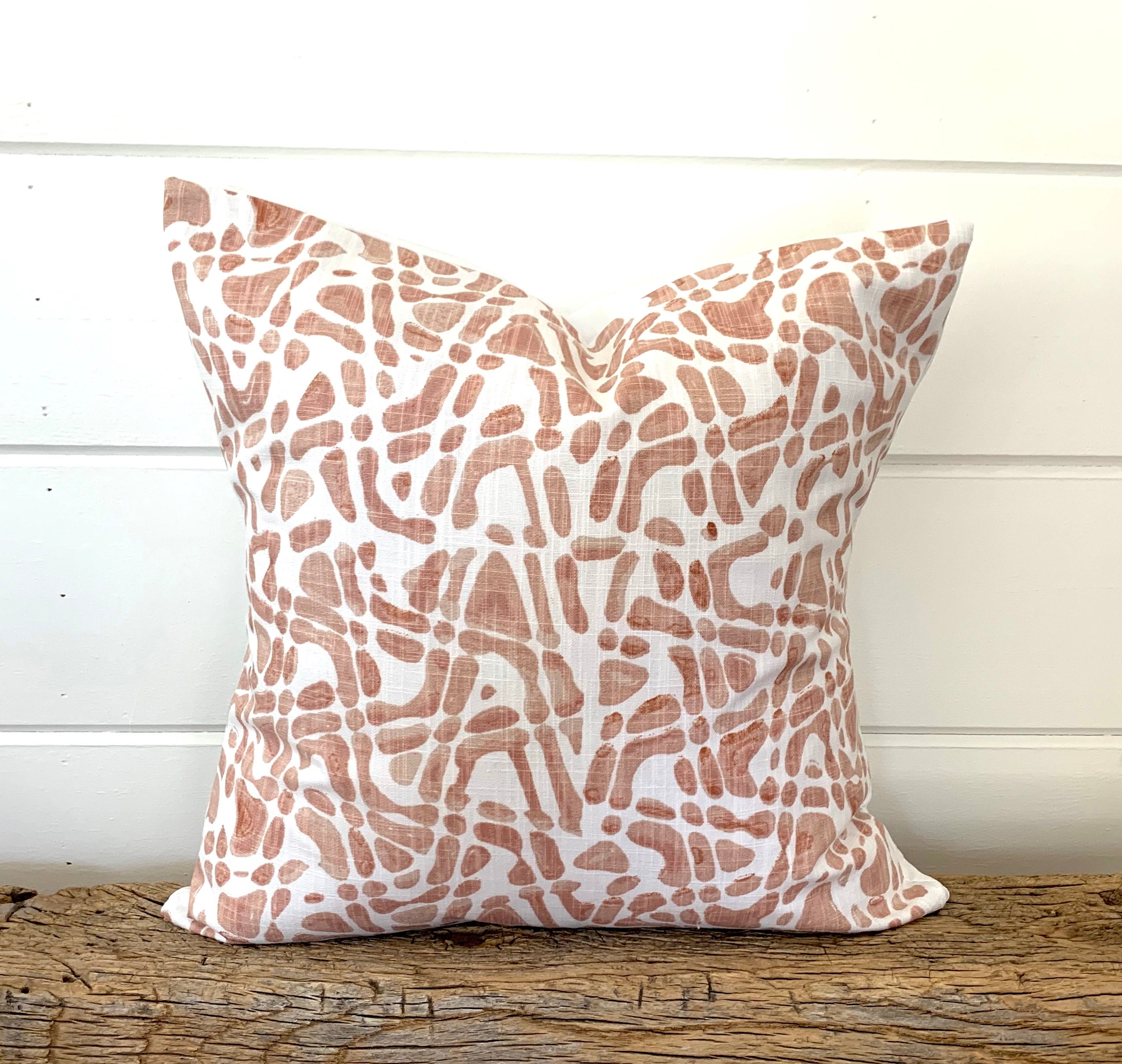 Angela Harris Designer Water Color Pillow Covers , Watercolor Clay Red ...