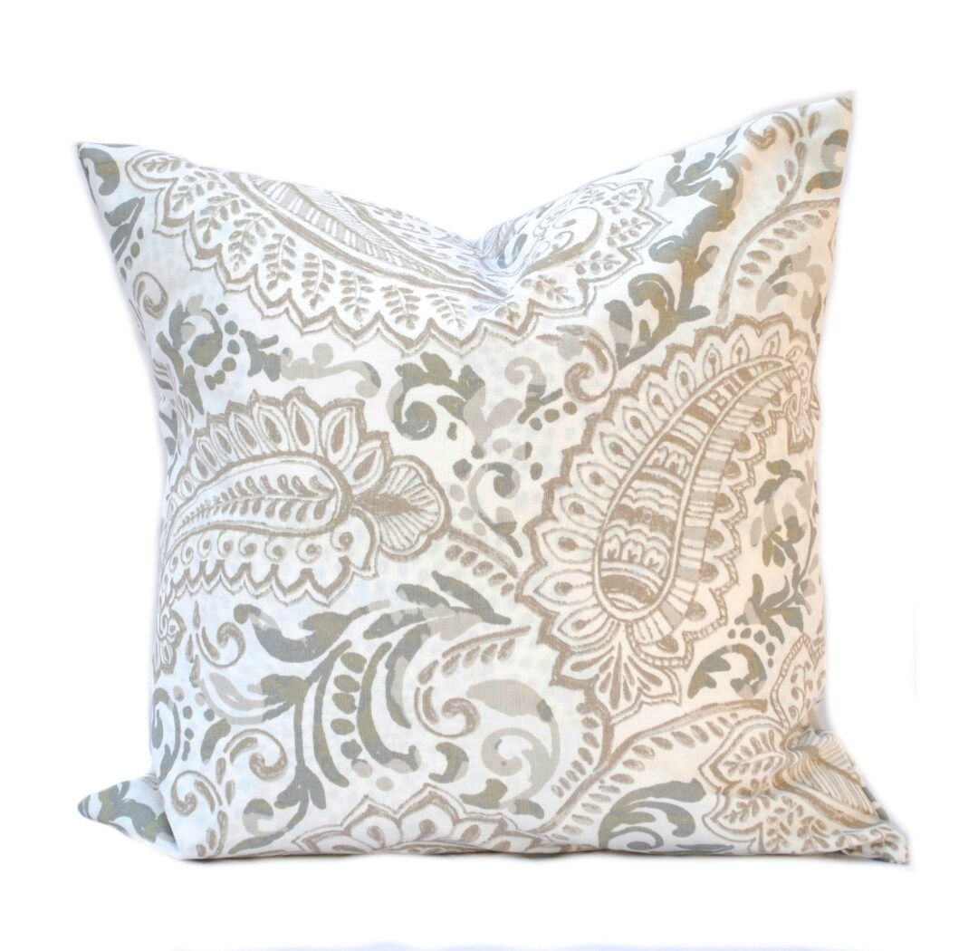 One Tan Pillow Covers, Home Decor, Decorative Pillow, Throw Pillow ...