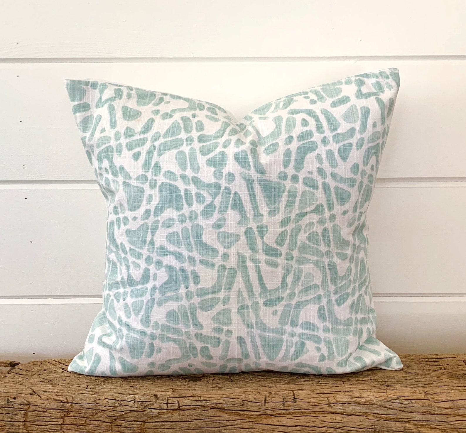 Angela Harris Designer Pillow Covers , Watercolor Indigo Blue Throw ...