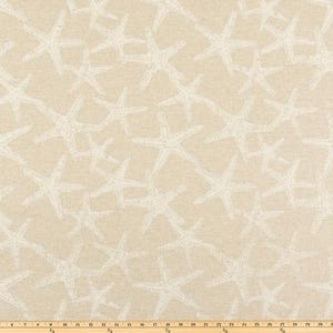 Quality Home Decor Beige Cream Coastal Curtains, Beige Cream Starfish ...
