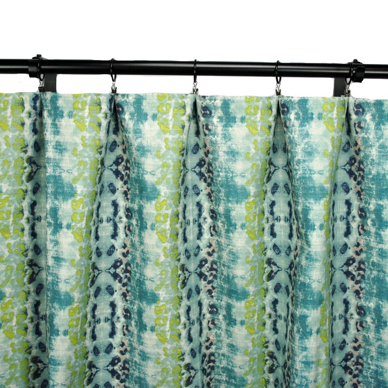Turquoise Curtain - Etsy