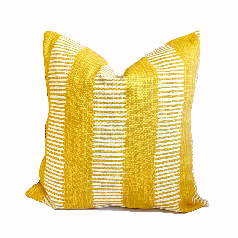 Yellow Throw Pillow - Etsy