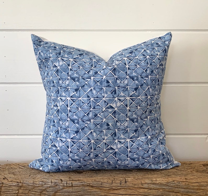 Angela Harris Designer Pillow Covers Watercolor Indigo Navy - Etsy
