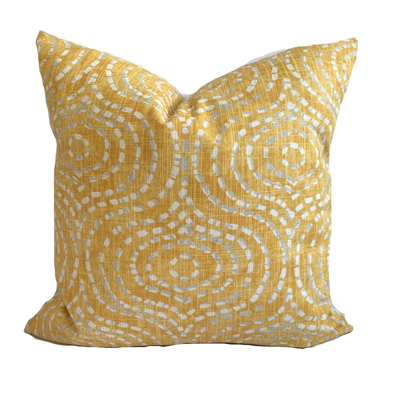 Yellow Throw Pillow - Etsy