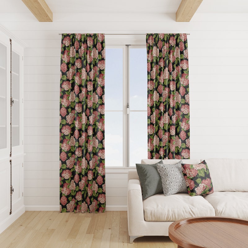 Floral Curtains - Etsy