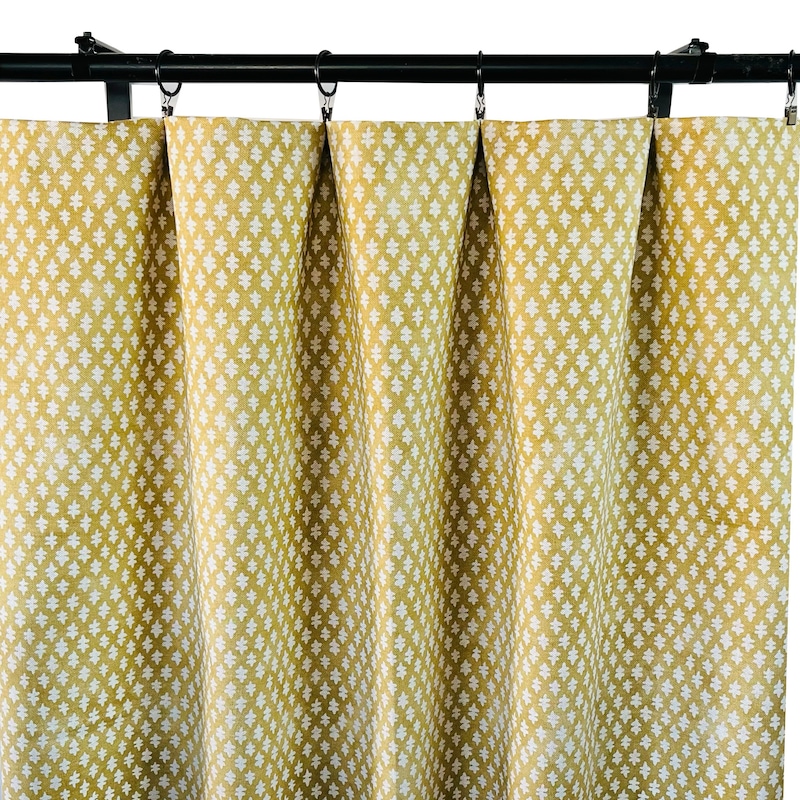 Block Print Curtains - Etsy