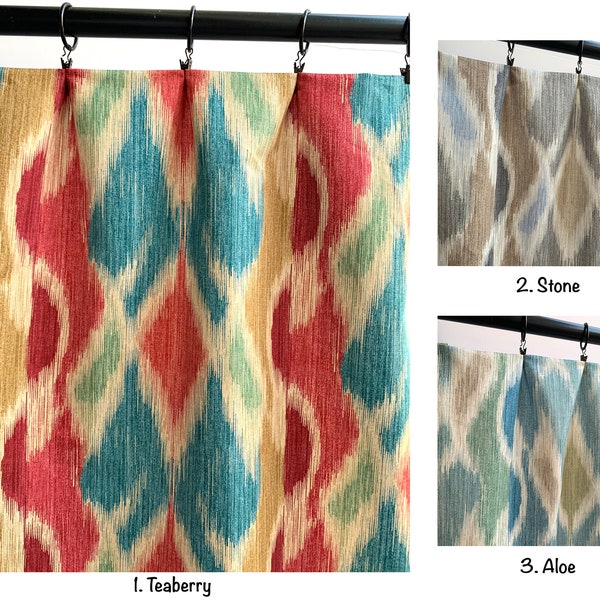 Ikat Curtains - Etsy