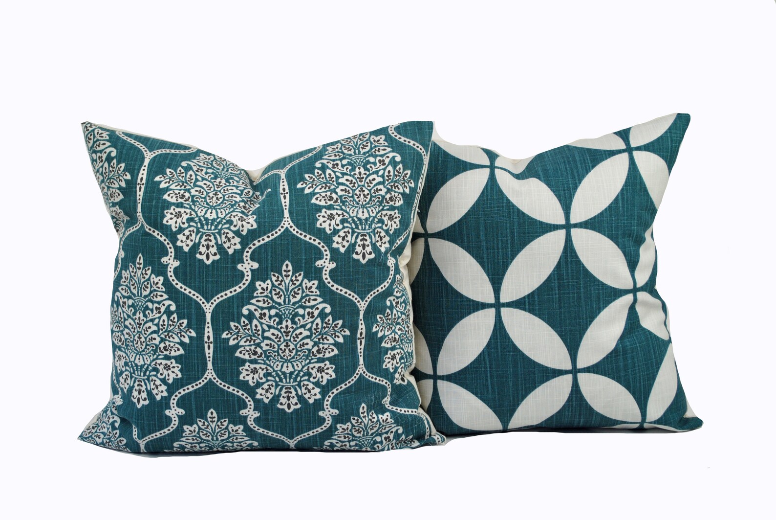 Premier Cyan Cover Striped Pillow Decorative Throw Pillow | Etsy