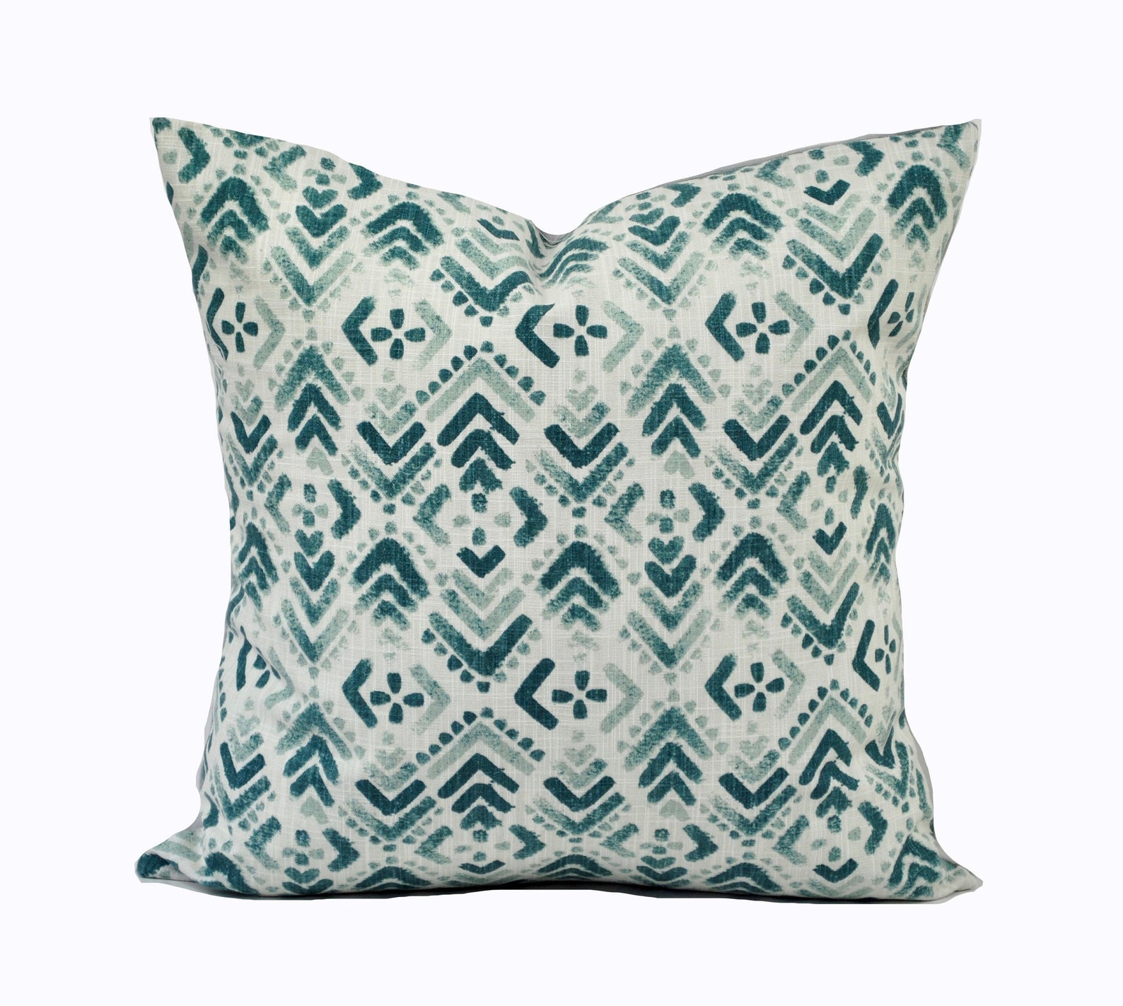 Premier Cyan Cover Striped Pillow Decorative Throw Pillow - Etsy