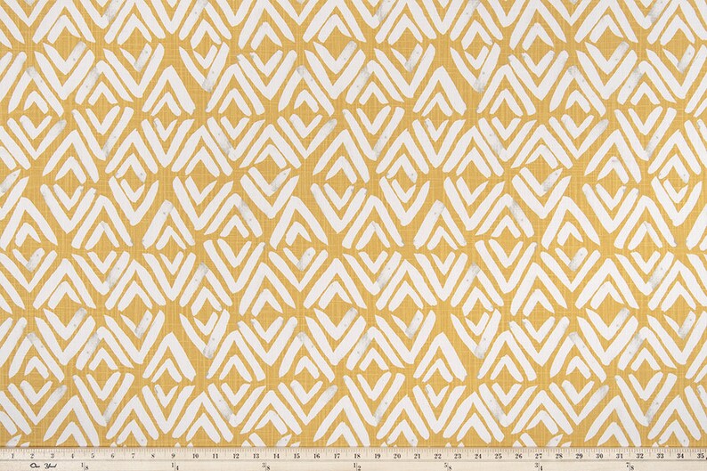 Mustard Yellow Curtains Yellow Checkered Curtain 2 Curtain | Etsy