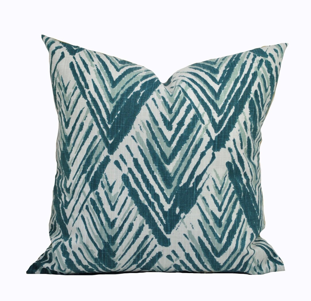 One Quality Cyan Pillow Cover Cushion Decorative Throw - Etsy