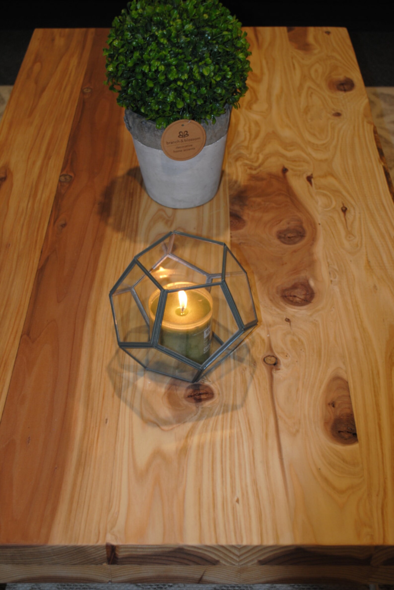 NEW Small Red Wood Coffee Table Rustic Table Reclaimed - Etsy