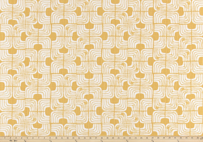 Mustard Yellow Curtains, Yellow Checkered Curtain, 2 Curtain Panels ...