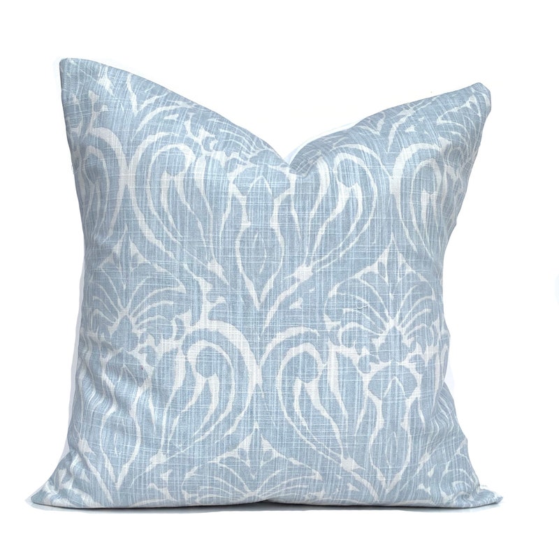 Light Blue Pillow - Etsy
