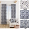 Waverly East of the Moon Curtain Panels, Chinoiserie Toile Duck ...