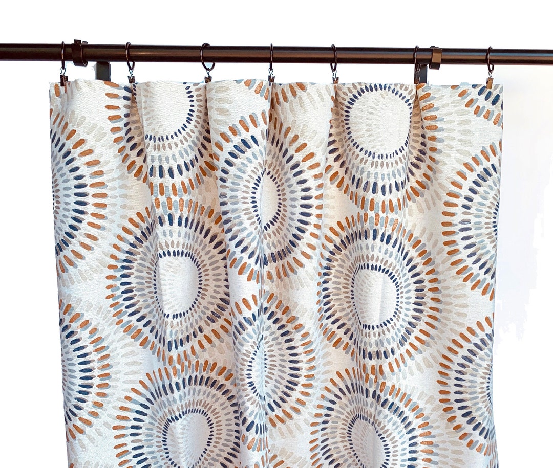 Scott Living Curtains, Medallion Curtains, Tan Curtain, 2 Curtain ...