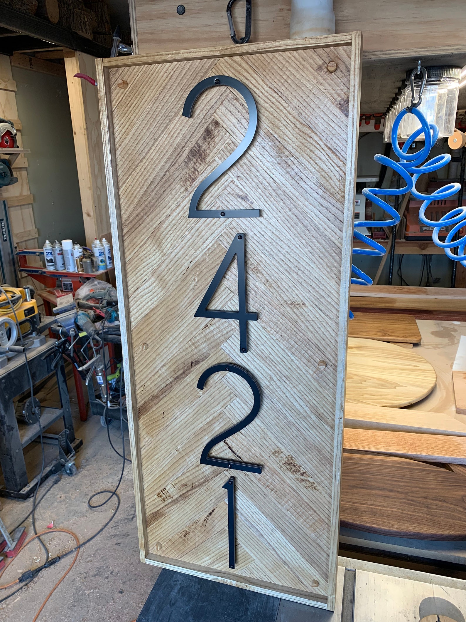 Extra Large Outdoor House Number Wall Art, Number Sign, Address Sign ...