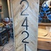 Extra Large Outdoor House Number Wall Art, Number Sign, Address Sign ...
