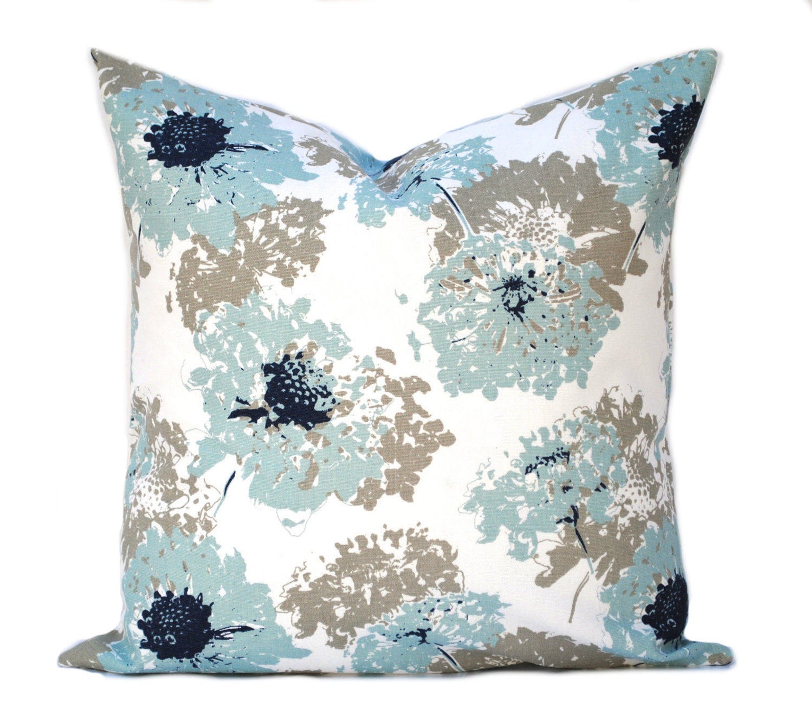 Two Floral Pillow Covers Home Decor Decorative Pillow Throw - Etsy