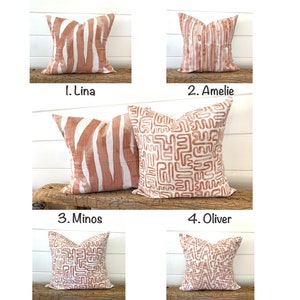 Angela Harris Designer Pillow Covers Watercolor Clay Red - Etsy