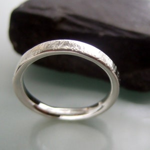 Silver Ring, Sterling Silver Ring, Silver 925 Ring, Silver Scratch Ring ...