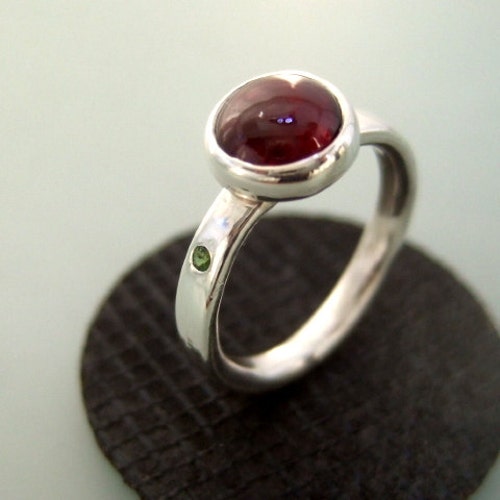 Tri Color Stack Rings 5 Band Stacking Ring Set Hammered Yellow | Etsy