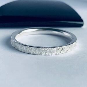 Silver Ring, Sterling Silver Ring, Silver 925 Ring, Silver Scratch Ring, Silver Band, Silver ...