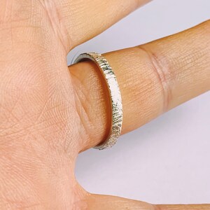 Silver Ring, Sterling Silver Ring, Silver 925 Ring, Silver Scratch Ring ...