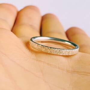 Silver Ring, Sterling Silver Ring, Silver 925 Ring, Silver Scratch Ring ...