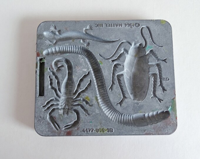 Creepy Crawlers Mold Vintage 1964 Mattel Thingmaker Scorpion Worm ...