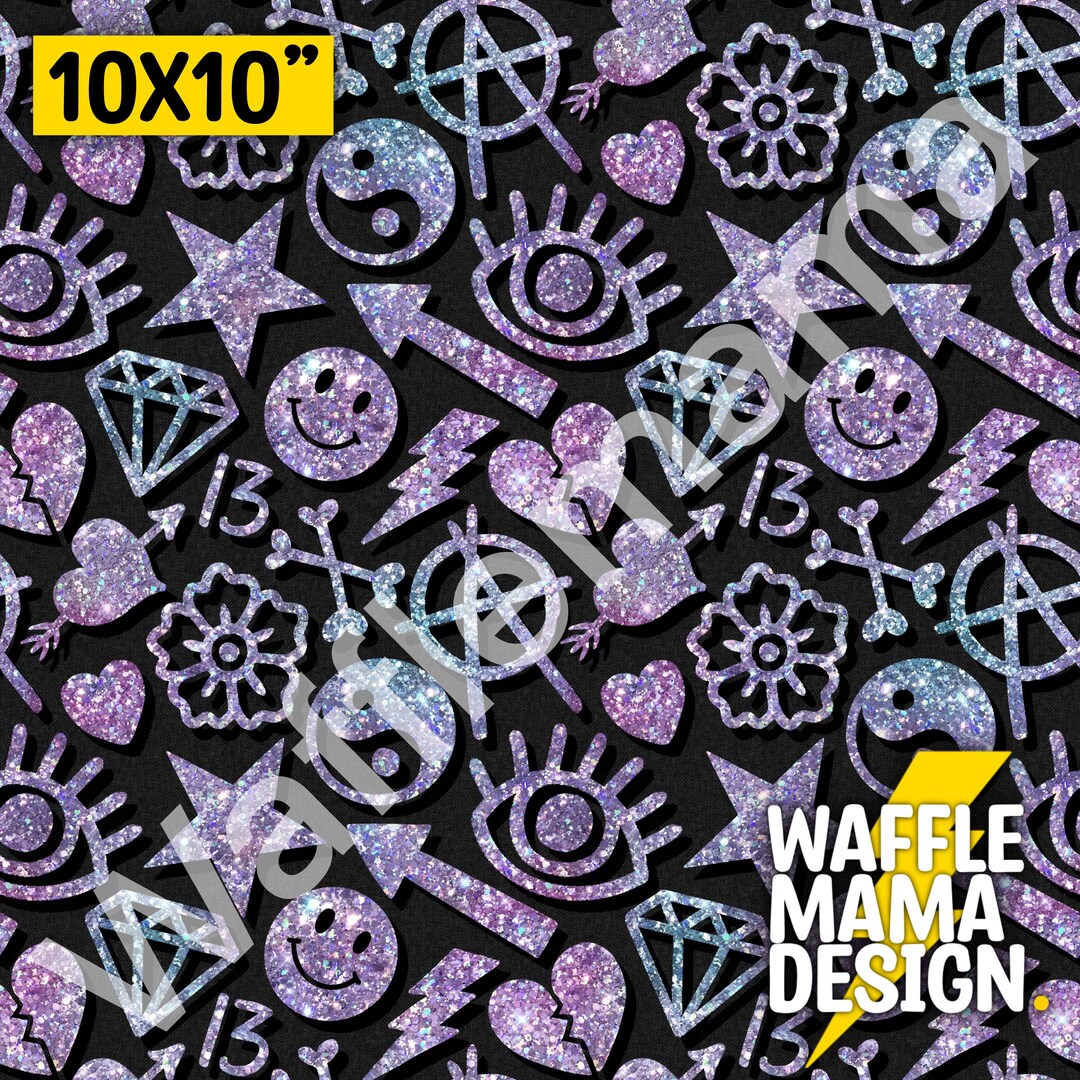 Non Exclusive - Alt Glitter -seamless Pattern, Digital File for Repeat ...