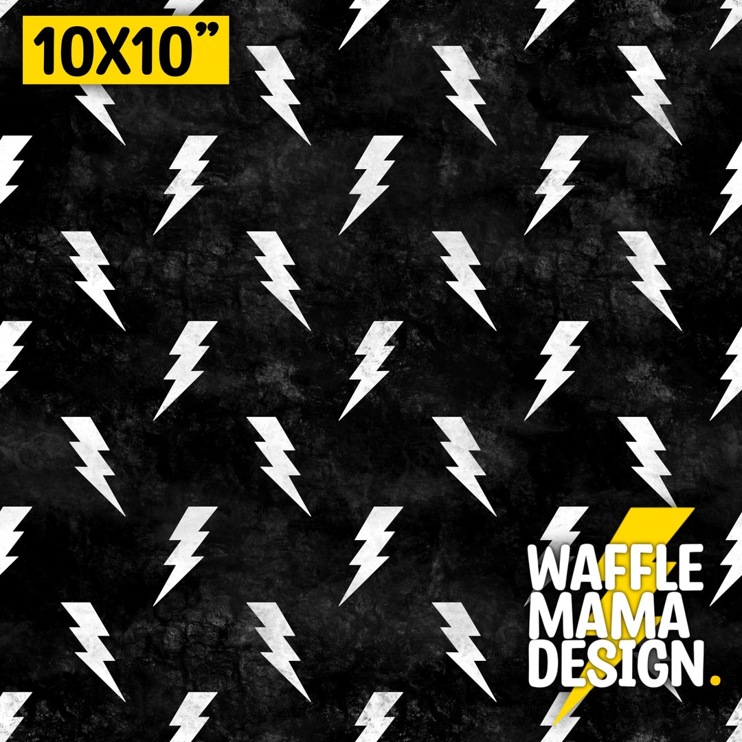 Non Exclusive - Grunge Bolts - Seamless Pattern, Digital File Repeat ...