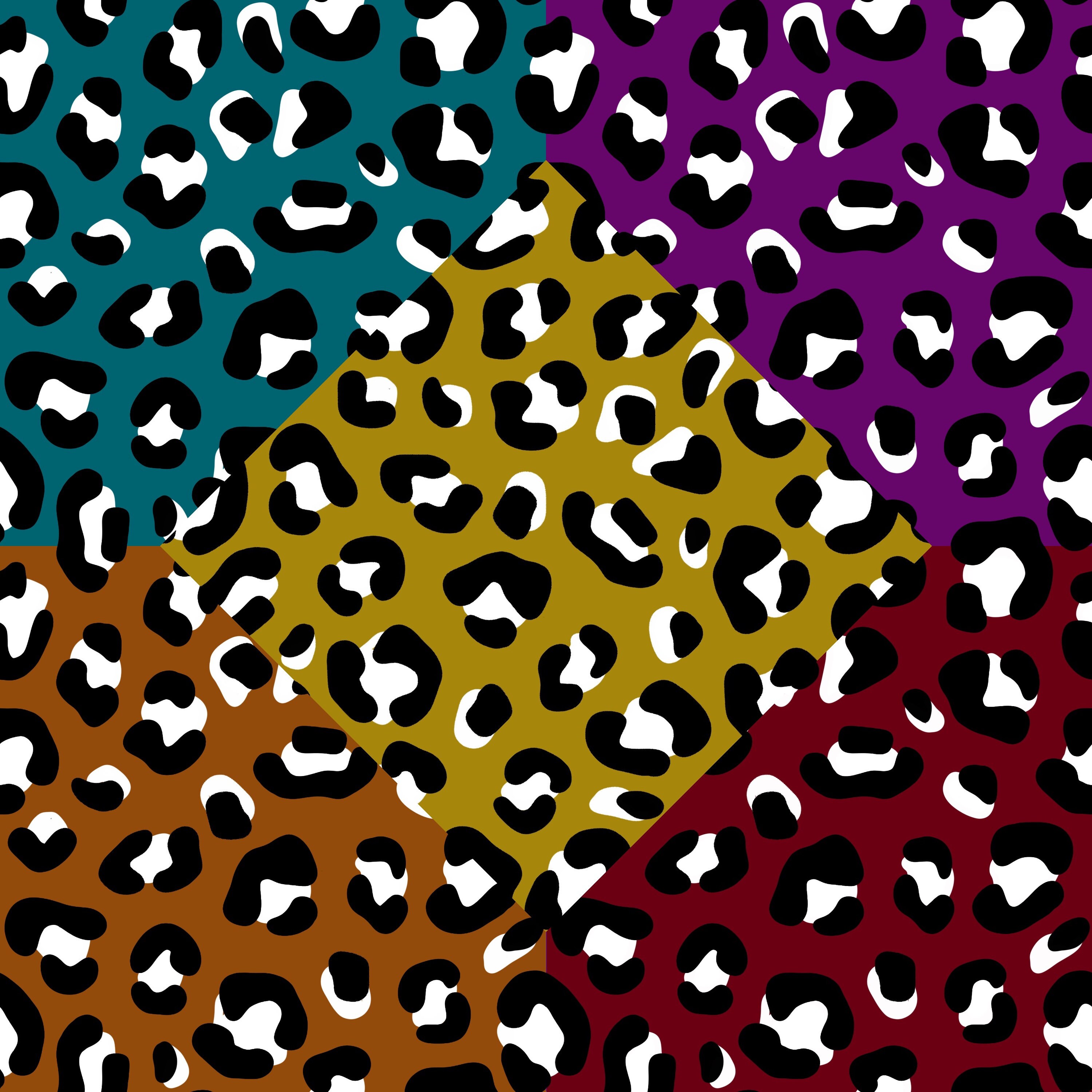 Simple Leopard Prints Seamless Pattern 5 Colourways Digital - Etsy UK