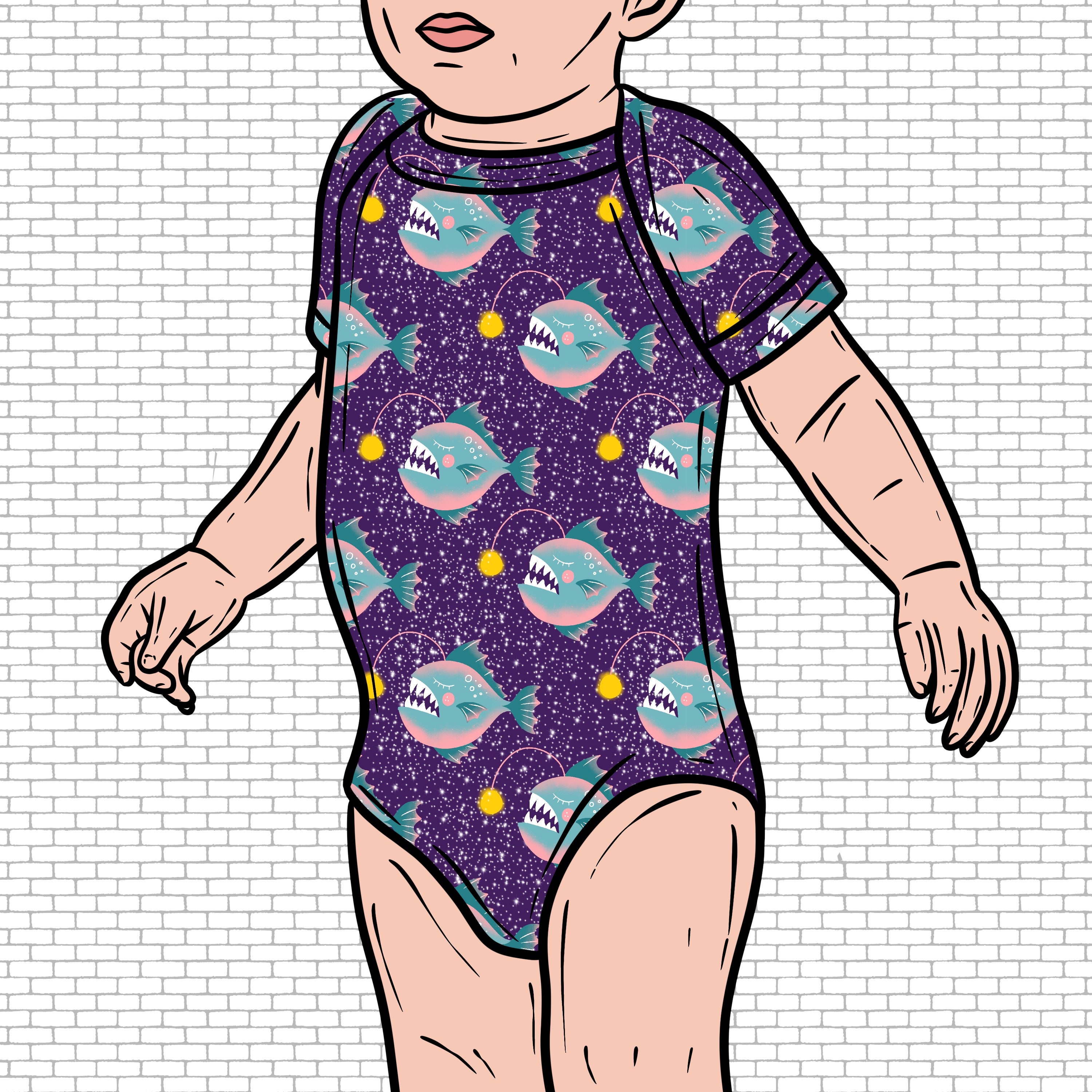 Set of 5 Real Life Style Mock up Baby/toddler Clothing Templates - PNG ...