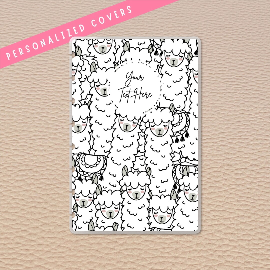 Notebookily® Cute Llama 8-disc Junior Reversible Notebook Covers C10 - Etsy