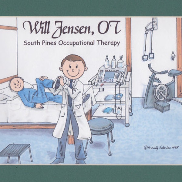 Cartoon Occupational Therapy - Etsy